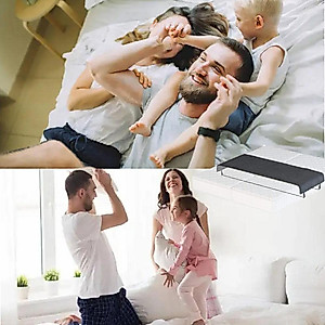 XUDREZ Home Bed Bridge, Twin to King Mattress Connector Converter Kit with Split King Bed Gap Filler Mattress Connector Adjustable Strap with Anti Slip Dual Loop Design to Create King and Queen