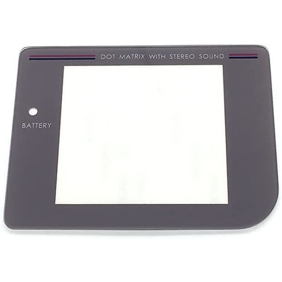 Glass Screen Lens Protective Lens Mirror for Game boy GB DMG Replacement (Gray)