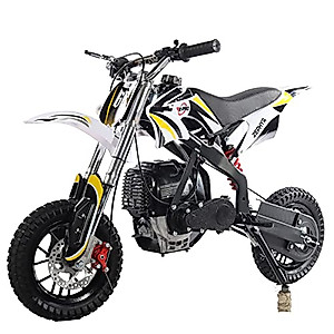 X-PRO 40cc Mini Dirt Bike Pit Bike, Gas Powered, Off-Road Motorcycle, Black, Recommended for Small Kids