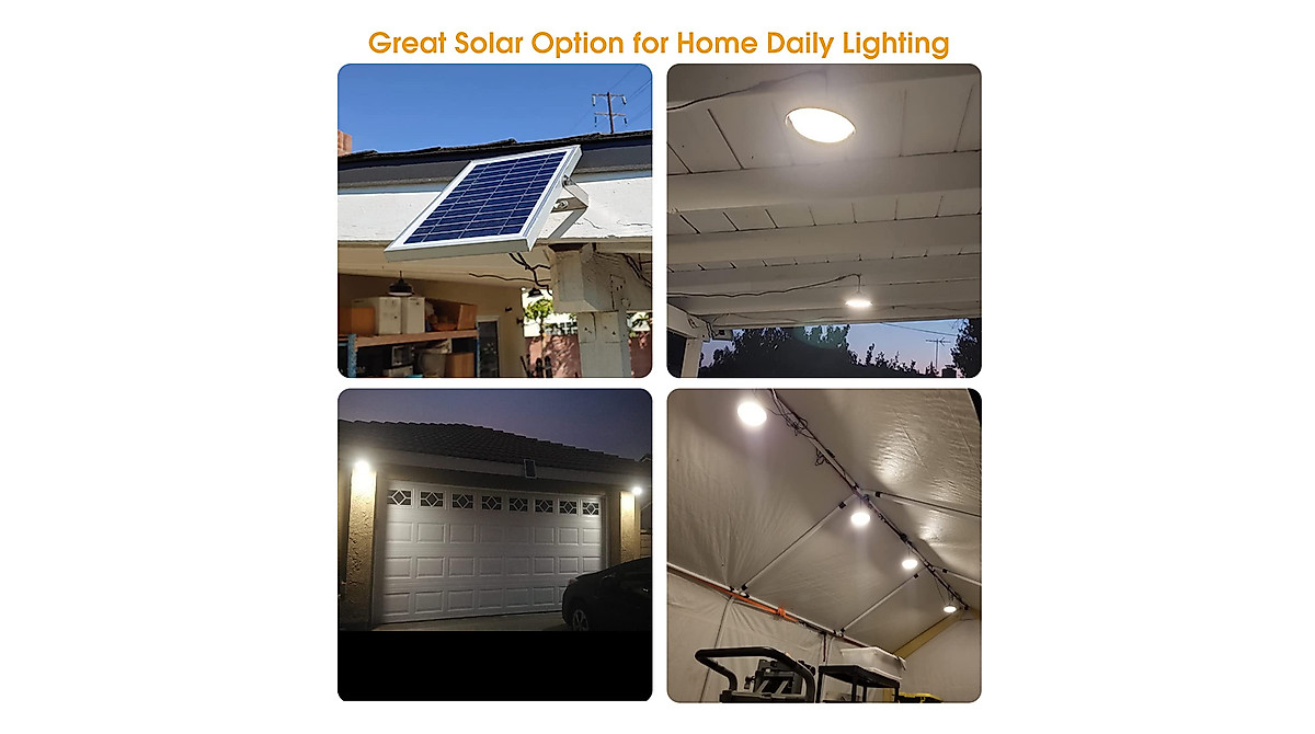 Malitupy 1000 Lumen Dual Head Solar Lights for Home