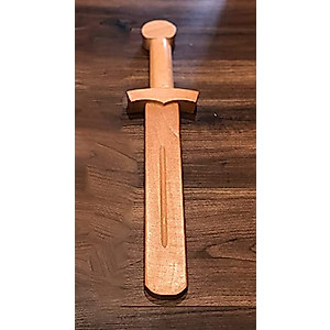 Creative Children's Outdoor Wooden Toy Sword Men and Women Smooth Surface Treatment Roman Wooden Sword