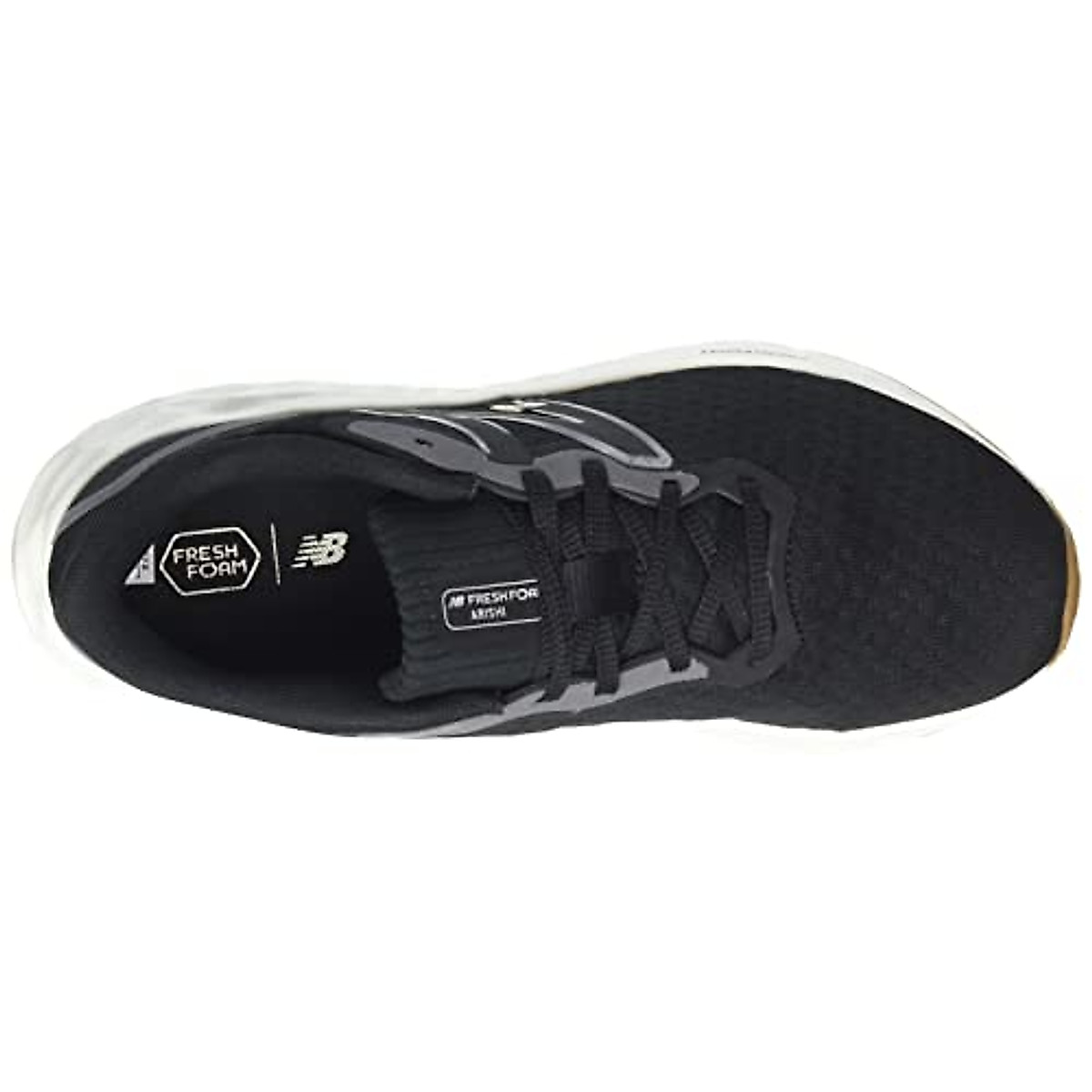 New Balance Women's Fresh Foam Arishi V4 Running Shoe, Black/Light Gold Metallic/Gum 2, 8 Wide