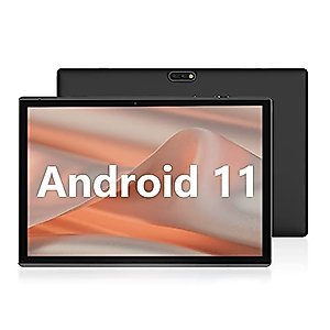 10 Inch Tablet, Google Android 11 Tablet, Quad-Core Processor Tableta Computer with 32GB ROM 2GB RAM 8MP Camera WiFi BT 10.1 in HD Display, 6000mAh Long Battery Life Tablet.
