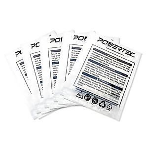 POWERTEC 70009 Clear Plastic Dust Collection Bag, 19-1/2 Inch Dia x 33-Inch, 5-Pack Dust Collector Bags for machine with 19”Filter Drum–5 Pack