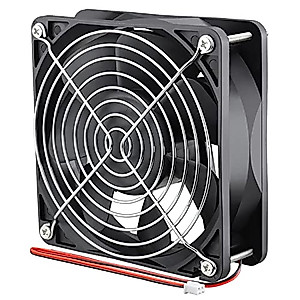 Wathai 2Pin 120mm x 38mm Brushless Cooling Case Fan 12V 2pin DC High Airflow Cooler Fan