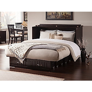 AFI Nantucket Murphy Bed Chest, Queen, Espresso