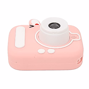 Pomya Kids Digital Camera, Toddler Girls Toy Camera, Children Selfie Camera 2.0 Inch IPS Screen, Mini Kids Camcorder Video Recorder with 1080P Video, for Birthday Gifts (Pink)