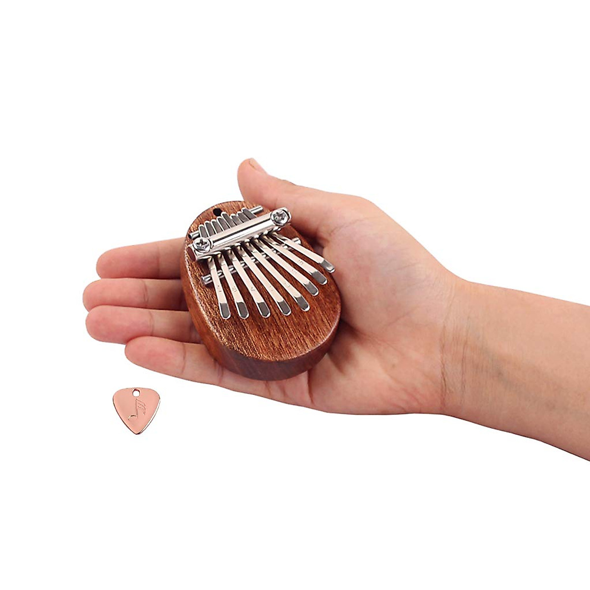 Alnicov 8 Key Kalimba Portable Finger Thumb Piano
