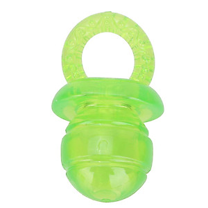 Dog Pacifier for Small Dogs Puppy Dummy Suce Pour en Toy Binky Squeaky Toys Pacifiers Rubber Teething Doy 5 G Xs Chew Toys 5 Pcs/Set Pacifier Sd Pet Dogs Teether T (Green)