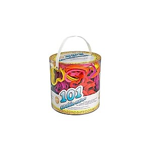 Wilton (1-Pack) Plastic Cookie Cutters 101 pack Assorted Shapes, Numbers, Alphabet W1050
