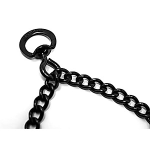 Herm Sprenger Black Stainless Steel Prong Dog Training Collar with Swivel Ultra-Plus Pet Pinch Collar No-Pull Collar for Dogs Anti Pull Training Collar Made in Germany 2.25mm x 16in