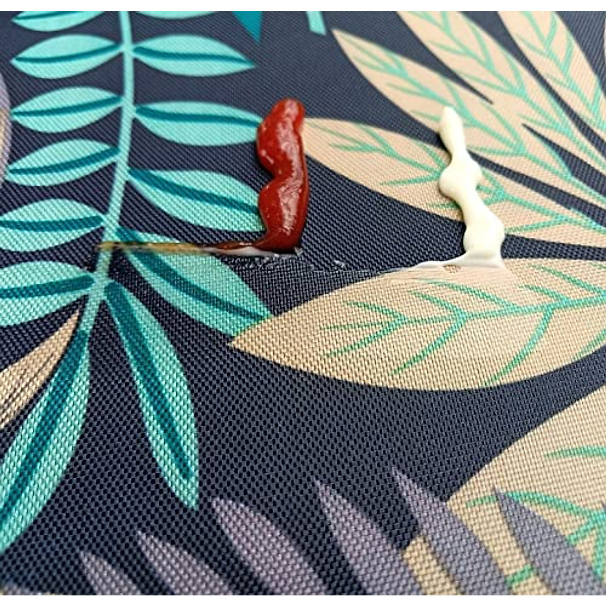 Fineget Shopping Grocery Travel Pinic Beach Tote Bag Folding Large Aesthetic Waterproof Gym Camping Laundry Bag for Women Lunch Duffel Groceries Backpack Hand Bag Blue Mood Pattern