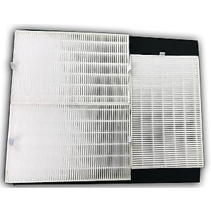 Premium True HEPA Replacement Filters for HPA300 Air Purifier Includes 3 HEPA R Filters and 4 Pre-Activated Carbon Filters - Fits models in the HPA090 series, HPA100 series, HPA200 series, HPA300