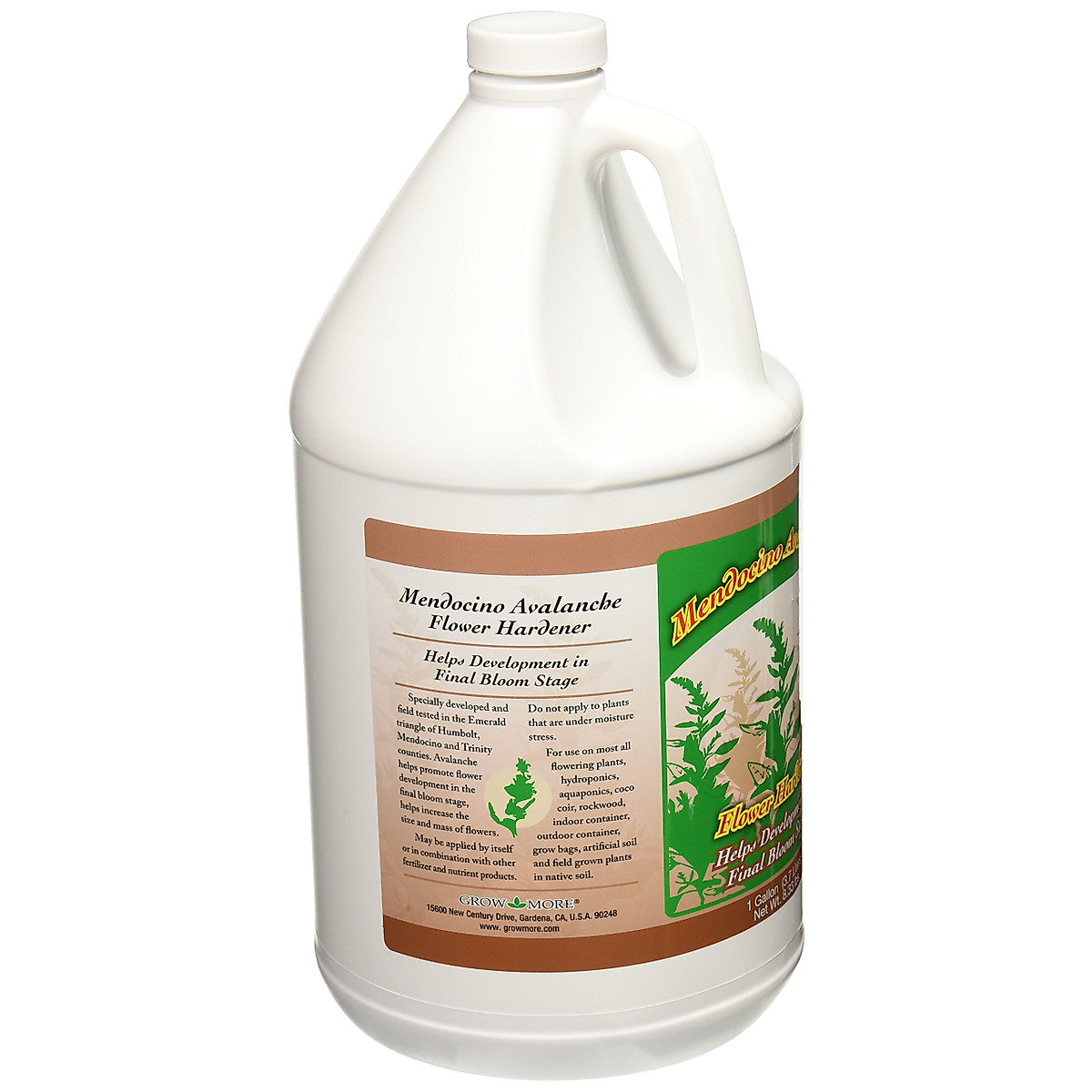 Grow More HGC721625 Mendocino Avalanche Hydroponic Nutrient Fertilizer, 1 Gallon