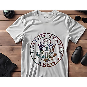 US United States Army Stencil Template Reusable for Painting on Walls, Wood, Arts and Crafts (468) - 8.5 x 11 Inches