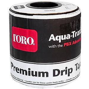 Toro Aqua-Traxx - 5/8" Drip Tape, 6 mil, 6", 0.50 GPM/100', 2, 500' - EA5060650-250, Plastic