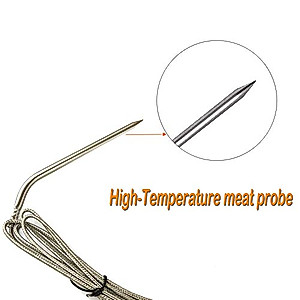 BBQ Future 2-Pack BBQ Grill Meat Temperature Probe for Camp Chef Pellet Grills, Stainless Steel PRO Digital Thermostat Probe