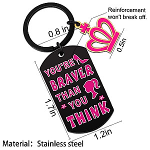 ichrati Inspirational Gifts for Women, Teen Girls Trendy Keychain, Bar-bie Movie Fans Stuffs, Keep Calm Girly Key Ring Accessories for Women, Barb Keychain Gifts for Best Friends