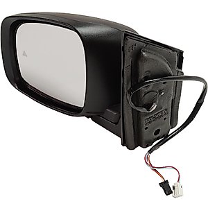 Kool Vue Driver Side Power Heated Mirror for Dodge Grand Caravan 2009-2019 With Signal Light & Blind Spot Monitor Paintable