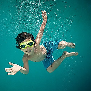 Speedo Unisex-Child Swim Goggles Hydrospex Mask Ages 3 - 6 , Blue Ice