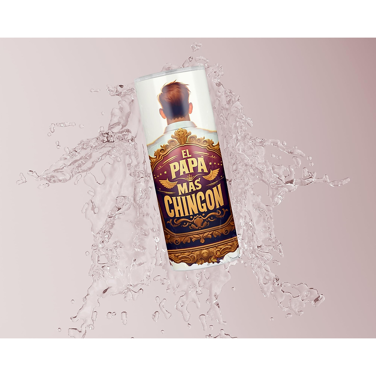 Casitika Regalos Para Papa. El Papa Mas Chingon 20 Oz Tumbler. Idea De Regalo Para Padre De Feliz Cumpleaños. Detalles De El Día Del Padre For Mexican Spanish Dad. (Chingon)