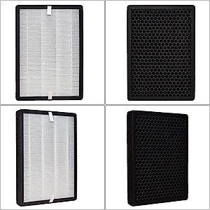 Nyingchi GL-FS32 Replacement Filter, Compatible with MOOKA®/KOIOS GL-FS32 and Azeus GL-FS32 Air Purifier, H13 True HEPA 3-in-1 Activated Carbon Filtration System,2 Pack
