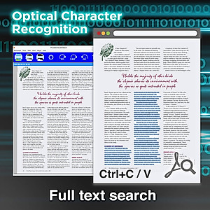 Plustek OpticBook 4900 Scanner with BookMaker - Simplify scanning and make your paper/document digitized & organized with software to archive, look up and share files.