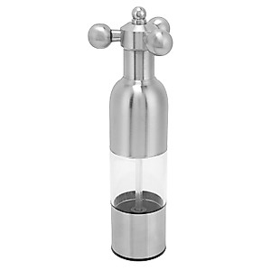 Pepper Mill,Stainless Steel Adjustable Coarseness Pepper Grinder for Black Pepper, Sea Salt and Himalayan Salt, Spice and Salt(Large)