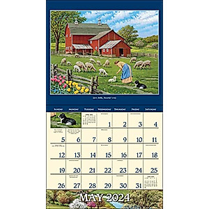 John Sloane's Country Seasons 2024 Deluxe Wall Calendar