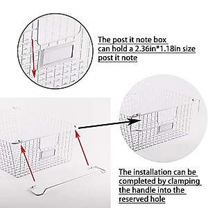 2 Pack Stackable Wire Storage Baskets With Handles,for Kitchen, Bathroom, Cabinets, Cupboards, Countertop - Freezer & Pantry Organizer Bins, for Snacks, Drinks, Potatoes, Onions, Meat XXL