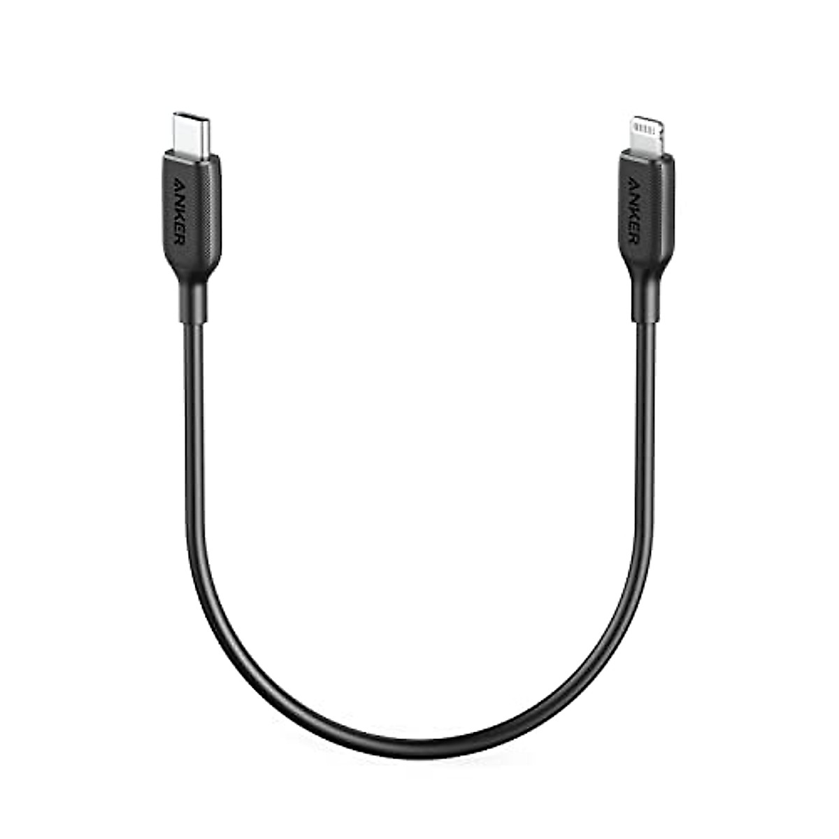 Anker USB C to Lightning Cable (1ft), Powerline III MFi Certified Fast Charging Lightning Cable for iPhone 13 13 Pro 12 Pro Max 12 11 X XS XR 8 Plus, AirPods Pro, Supports Power Delivery (Black)