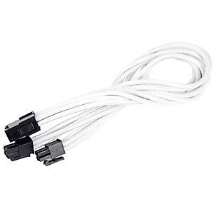 Silverstone Tek Sleeved Extension Power Supply Cable with 1 x 8-Pin to EPS12V 8-Pin Connector (PP07-EPS8W)