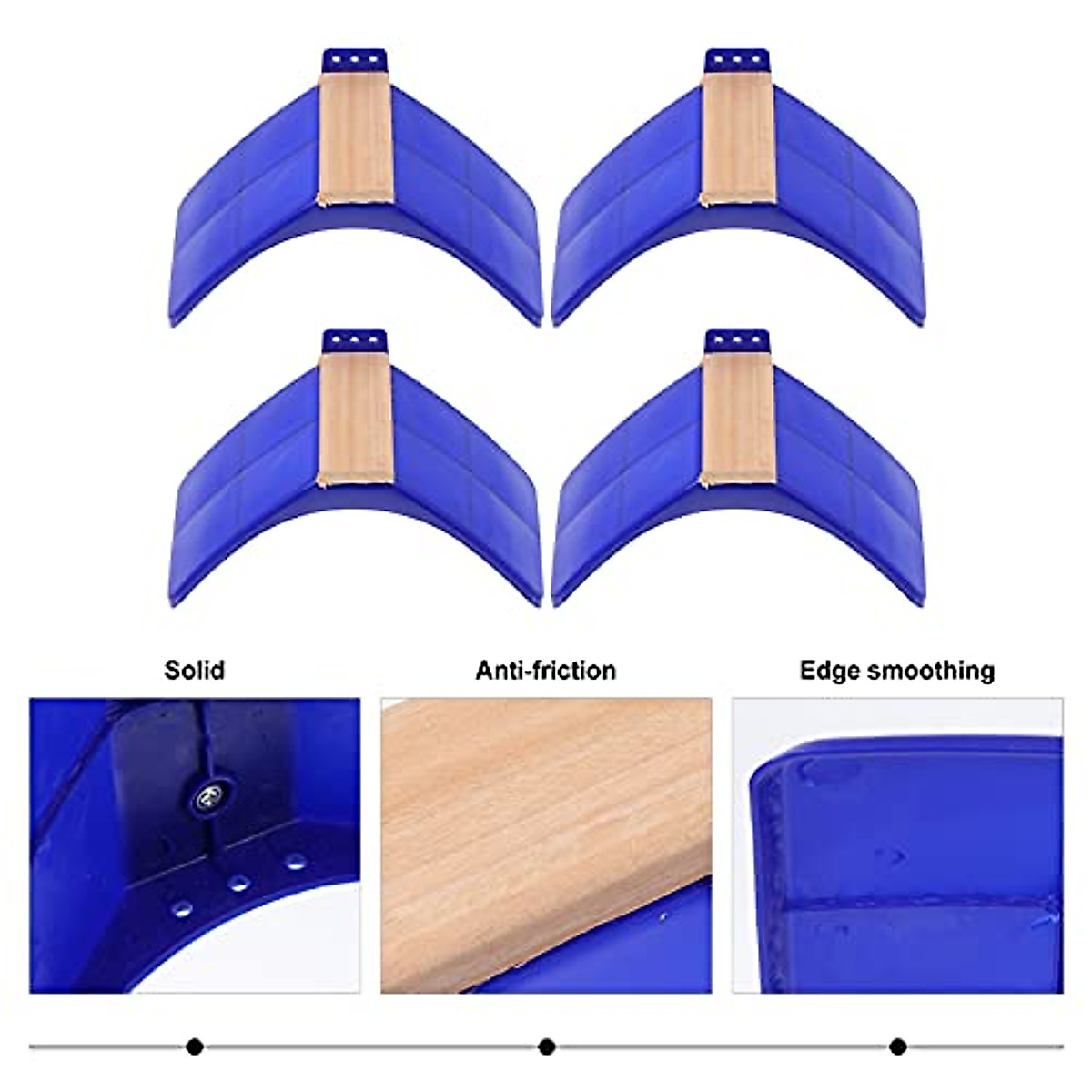 balacoo 4pcs Dove Rest Stand Lightweight Pigeons Bird Perches Plastic Wood Roost Bird Dwelling Support Cage Accessories for Dove Pigeon and Other Birds