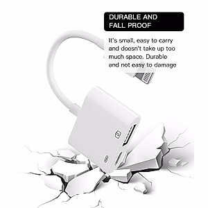 Apple Certified Lightning Male to USB Female Adapter OTG and Charger Cable for iPhone 11 12 Mini max pro xs xr x se 7 8plus Ipad air A Camera Memory Stick Flash Drive Cord Converter Charging Splitter