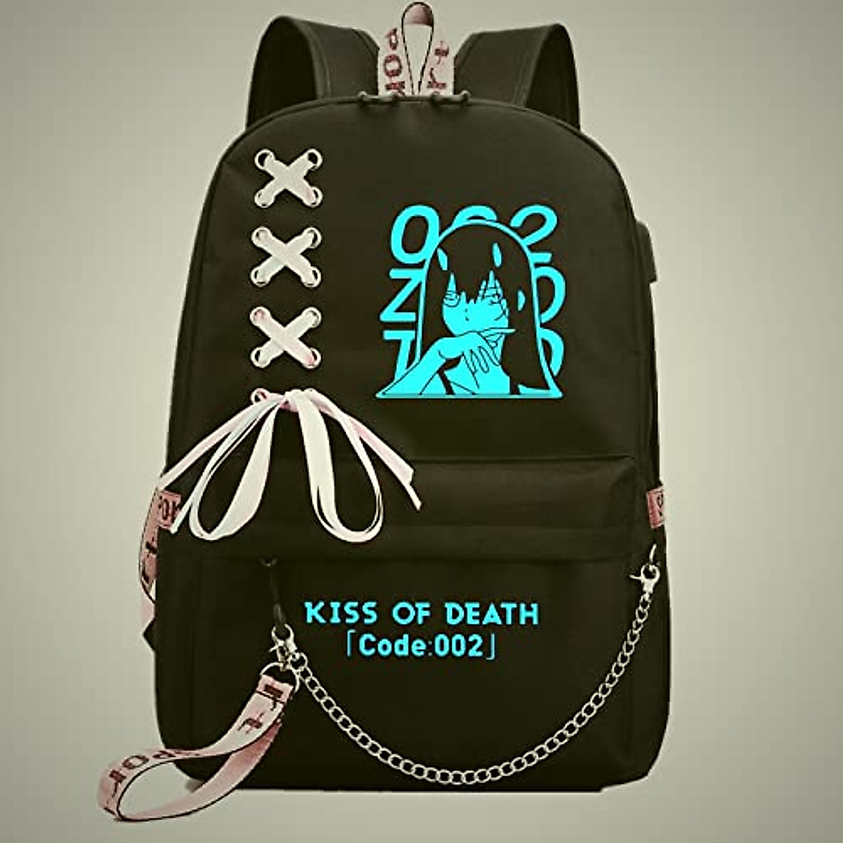 ISaikoy Anime Darling in the FranXX Backpack Shoulder Bag Bookbag Student School Bag Daypack Satchel 1