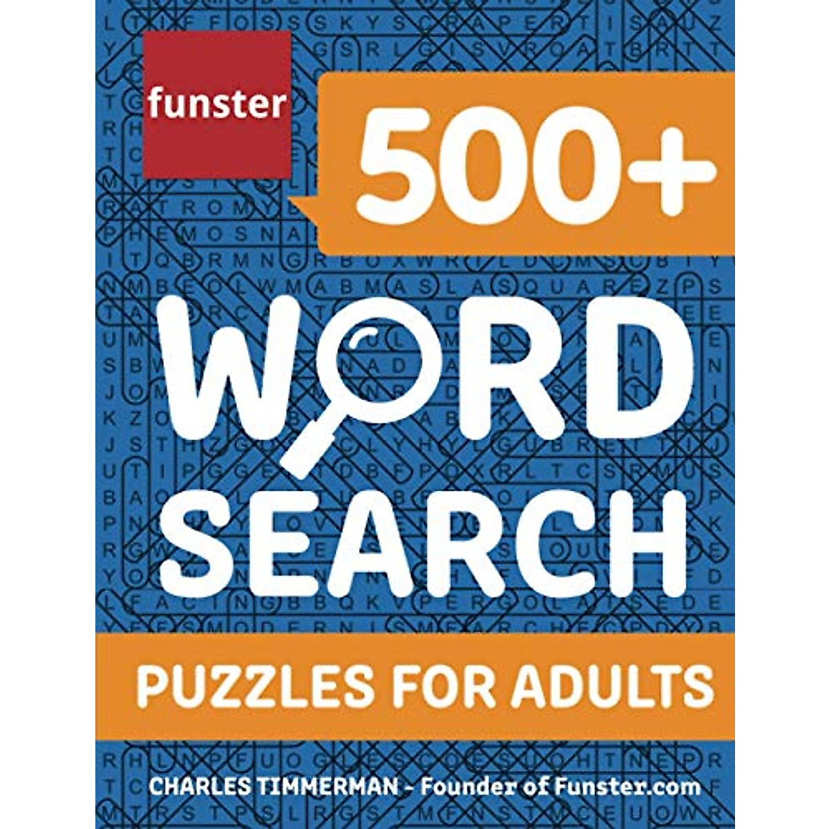 Funster 500+ Word Search Puzzles for Adults: Word Search Book for Adults with a Huge Supply of Puzzles