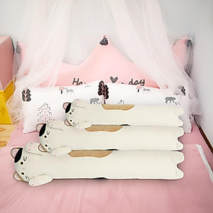 JEROKUMI Long Cat Plush Pillow, 31inch Cartoon Cat Boby Pillow Long Kitten Stuffed Animal, Soft Hugging Plush for Girls for Kids, Birthday