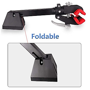 MUYDZ Bike Repair Stand, Foldable Rotatable Bike Wall Mount Workstand Bicycle Mechanic Maintenance for Storage Road Mountain Bike