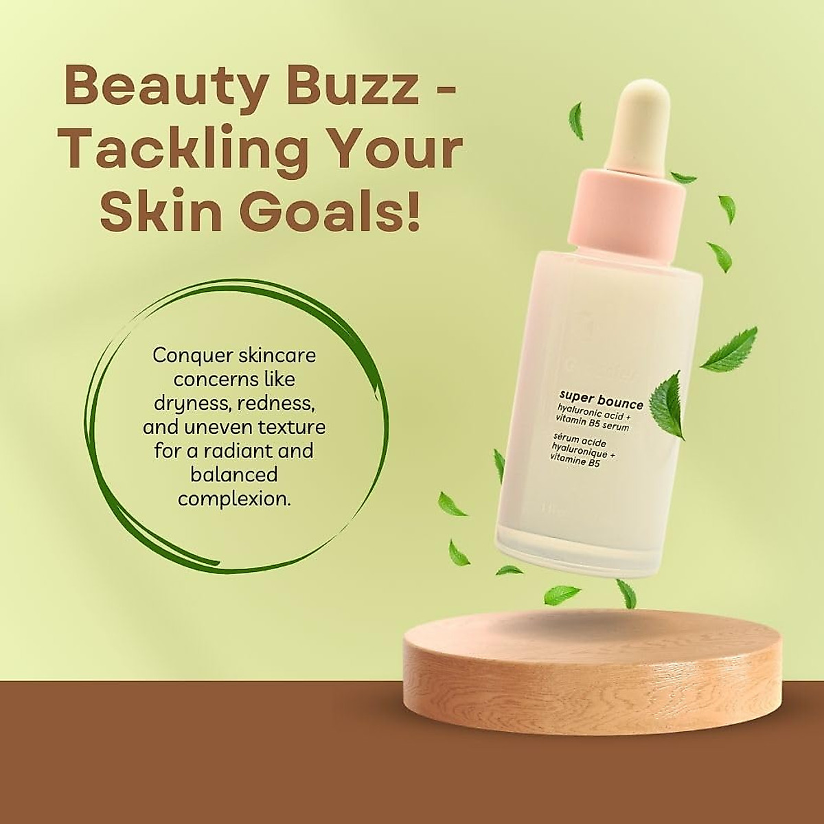 Glossier Super Bounce Hyaluronic Acid + Vitamin B5 Hydrating Face Serum 1 Fl oz / 30 mL