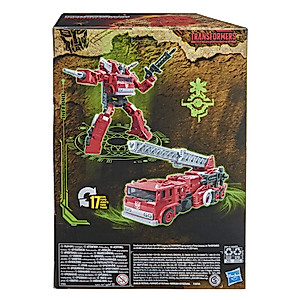 Transformers Toys Generations War for Cybertron: Kingdom Voyager WFC-K19 Inferno Action Figure - Kids Ages 8 and Up, 7-inch