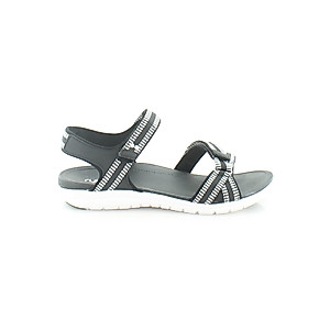 Ryka Savannah II White Wide Sandal Black in Size 11