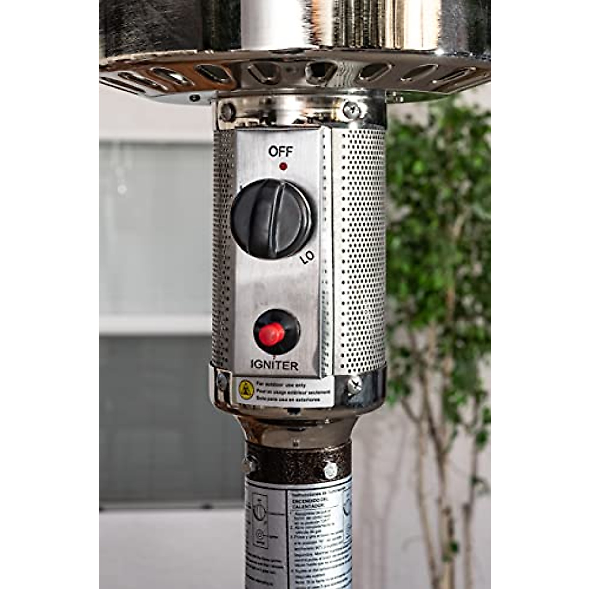 Bond Manufacturing 52156 87" Tall 46,000 BTU Patio Heater, Bronze