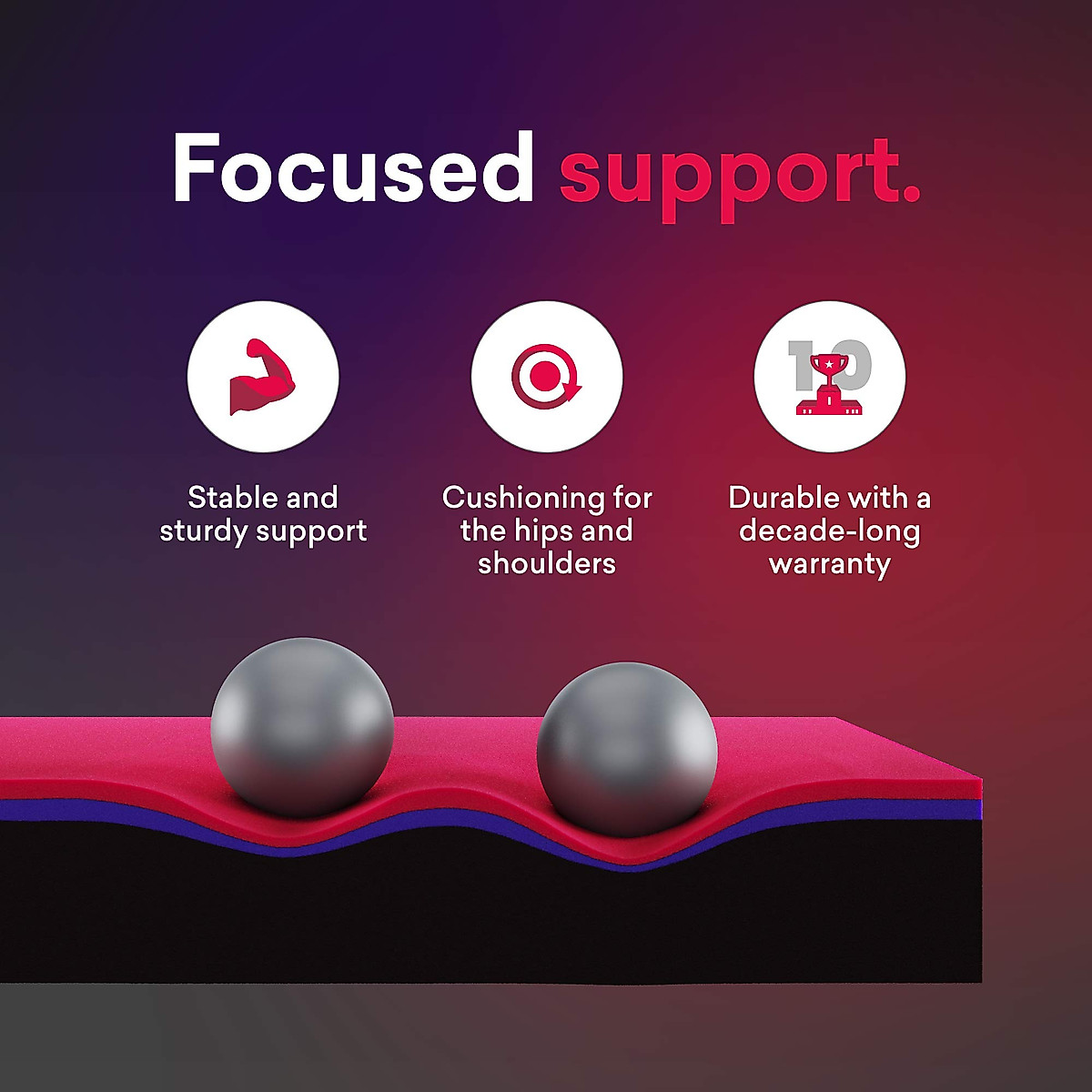 Zoma Start King Mattress, 10" Inch Memory Foam King Bed Mattress in a Box with CertiPUR-US Certified Foam for a Supportive & Cooler Sleep, Medium-Soft Feel, Fiberglass Free Mattresses | Made in USA