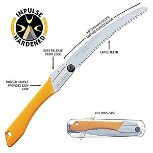 Silky GomBoy Curve Professional Folding Saw 240mm, Large Teeth (717-24)