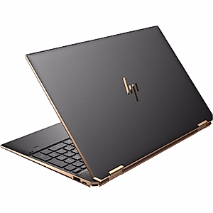 HP Spectre X360 15.6-inch 4K UHD Touchscreen 512GB SSD + 32GB Optane 11th Gen i7 (16GB RAM, Quad-Core i7-1165G7 up to 4.7GHz, Windows 10 Home, 3840 x 2160 Resolution) Nightfall Black, 15-eb1043dx