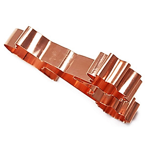 Jumping Cheerleader Metal Sports Cookie Cutter 5 X 4 inches - Handcrafted Copper Cookie Cutter by The Fussy Pup