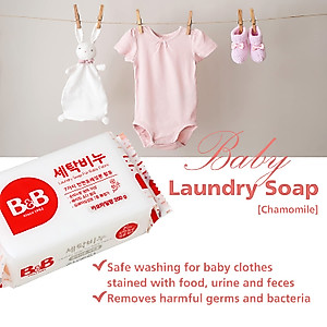 [B&B] b&b Laundry Soap for Baby Clothing [(Chamomile) - 200g 3EA]