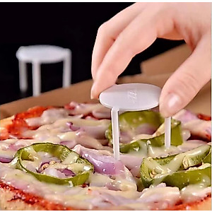 XESAGSNV Pizza Tripod Pizza Bracket Pizza Takeaway Bracket to Prevent Sticking Pizza Separation Rack