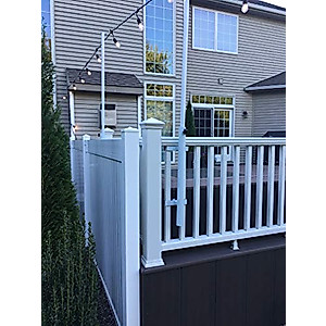 LOVE YOUR DECK | Patio Umbrella Holder | Outdoor Umbrella Base and Mount | Attaches to Railing Maximizing Patio Space and Shade