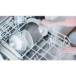 Bosch SHEM3AY52N 100 Series 24 Inch Built In Full Console Dishwasher with 6 Wash Cycles, in White